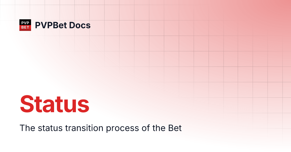 Status | PVPBet Docs